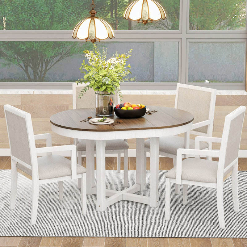 Builddecor Dining Set, Small Dining Table Set, Round Table And Chairs ...