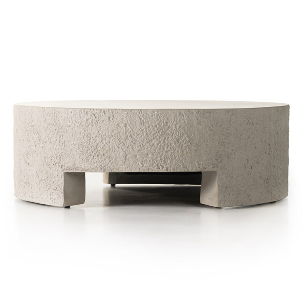 AllModern Hobart Stone/Concrete Coffee Table | Wayfair