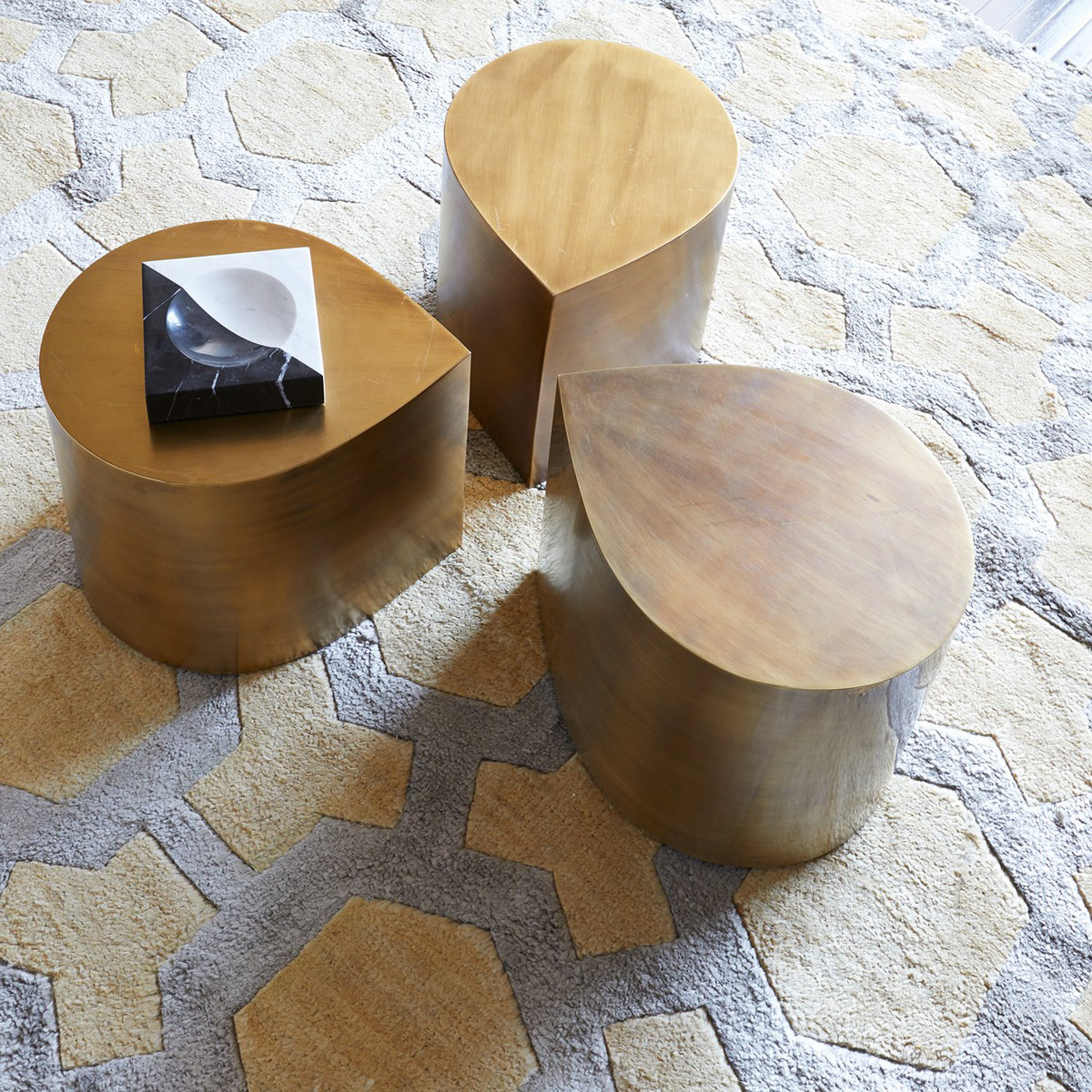Jonathan Adler Brass Teardrop Table & Reviews | Perigold