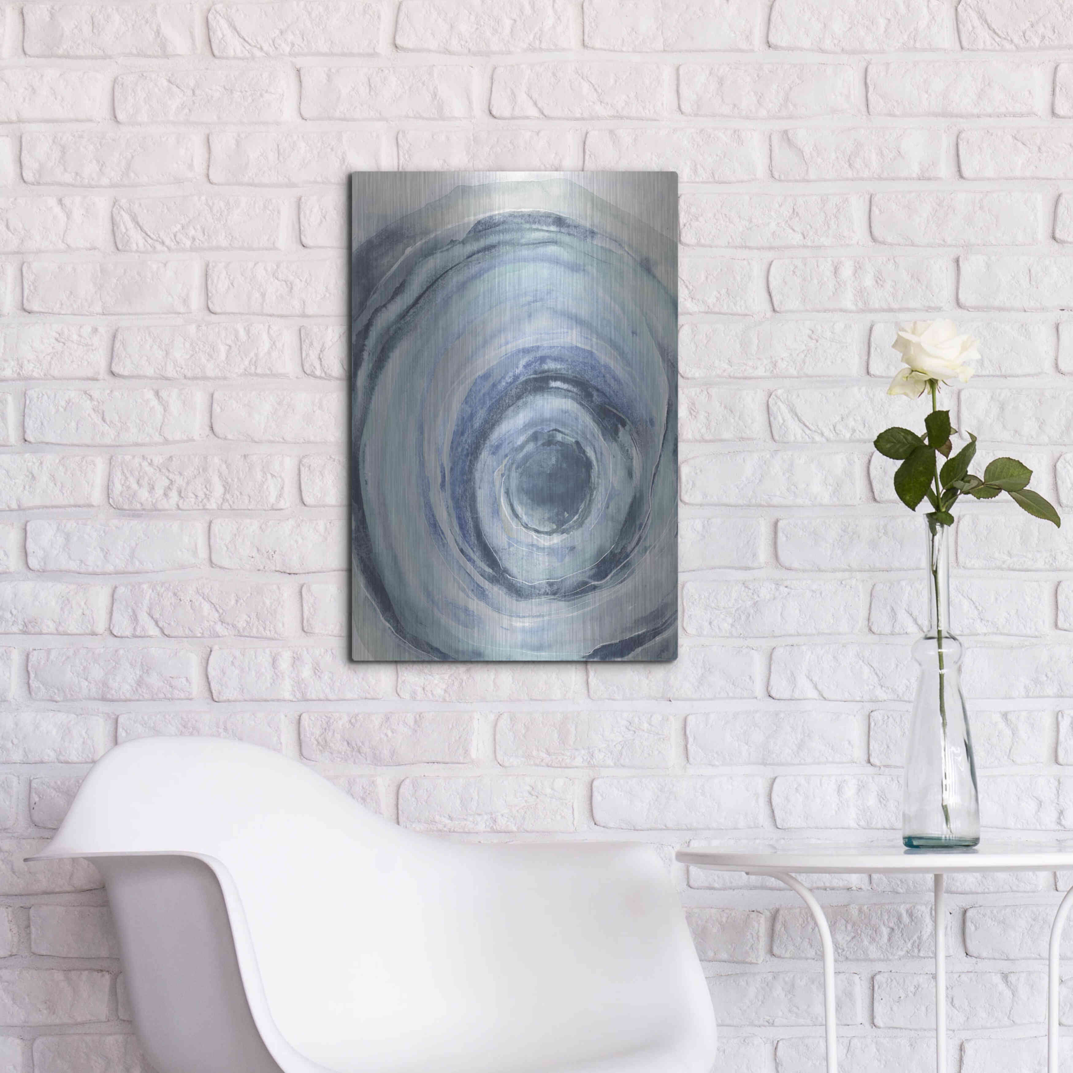 Red Barrel Studio® 'Watercolor Geode IX' by Chris Paschke, Metal Wall ...