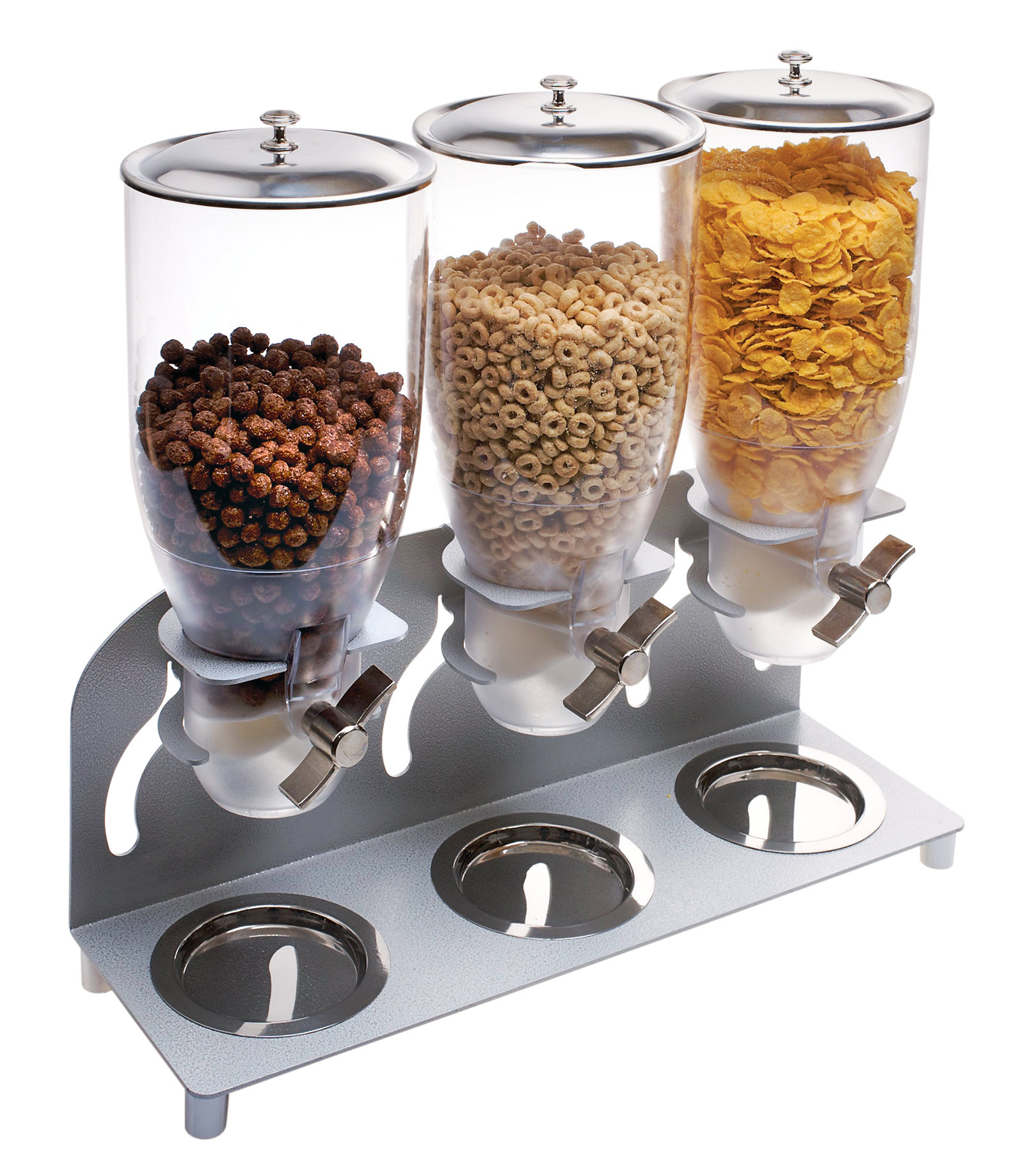 Cal-Mil Turn N Serve Platinum 3.5 Liter Triple Canister Cereal ...