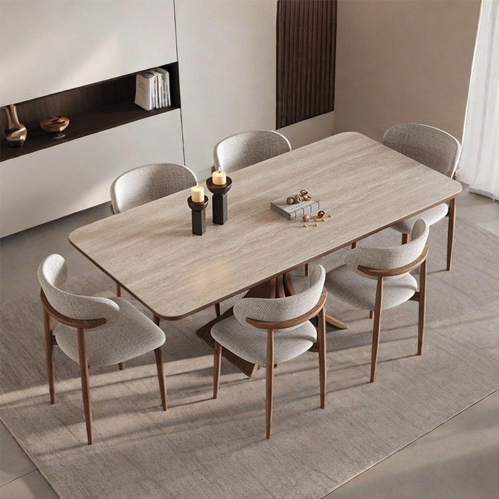 Pakloer European minimalist modern dining table set | Wayfair