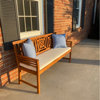 Darby Home Co Garrity Acacia Outdoor Bench & Reviews | Wayfair