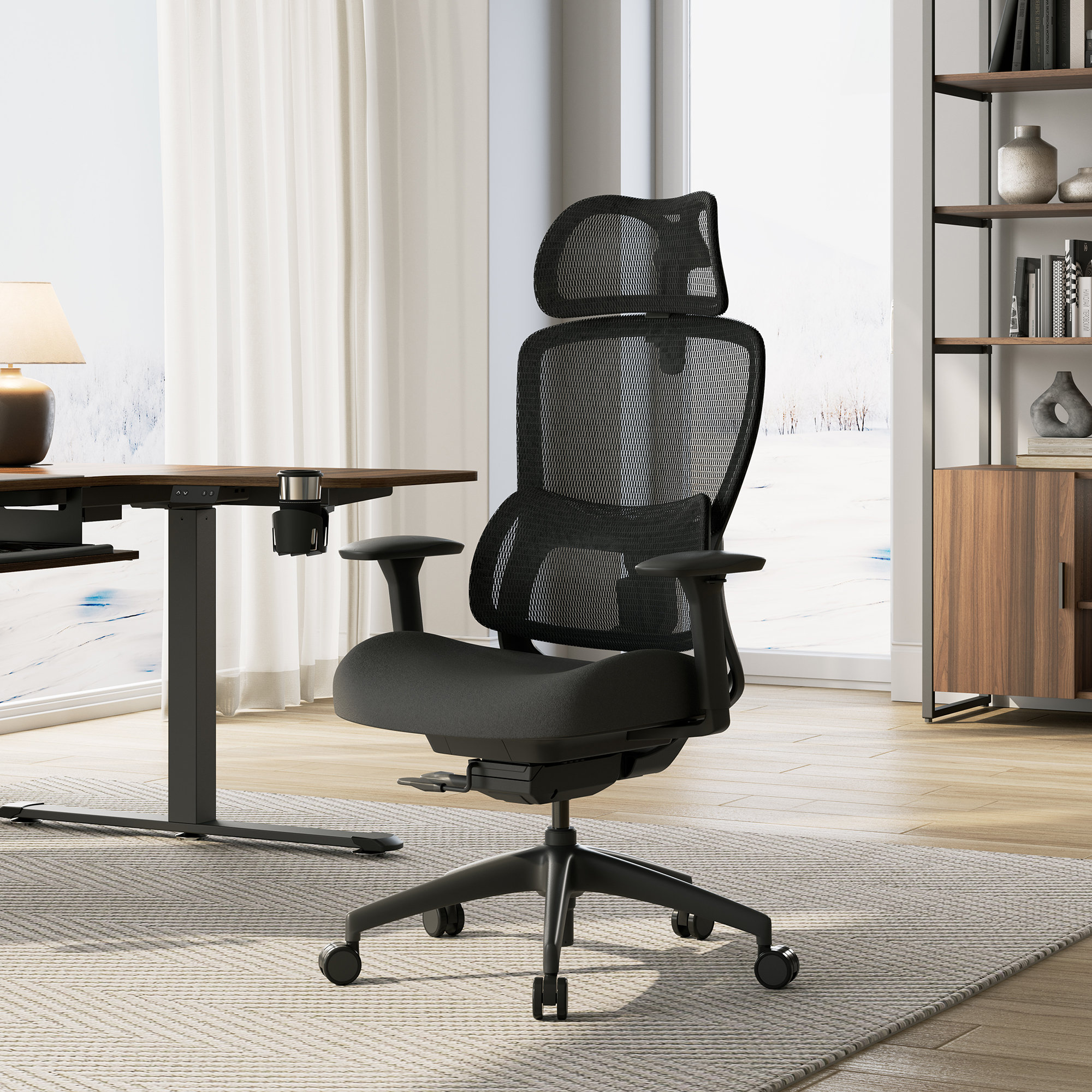 Inbox Zero Bryce, Office Chair With Adjustable Lumbar | Wayfair