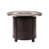 Lark Manor™ Delrick Round 34 In. X 34 In. Aluminum Propane Fire Pit ...