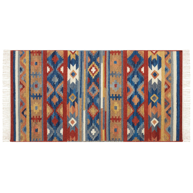 Gracie Oaks Courtnie Aztec Hand Woven Hand Hooked Area Rug | Wayfair.co.uk