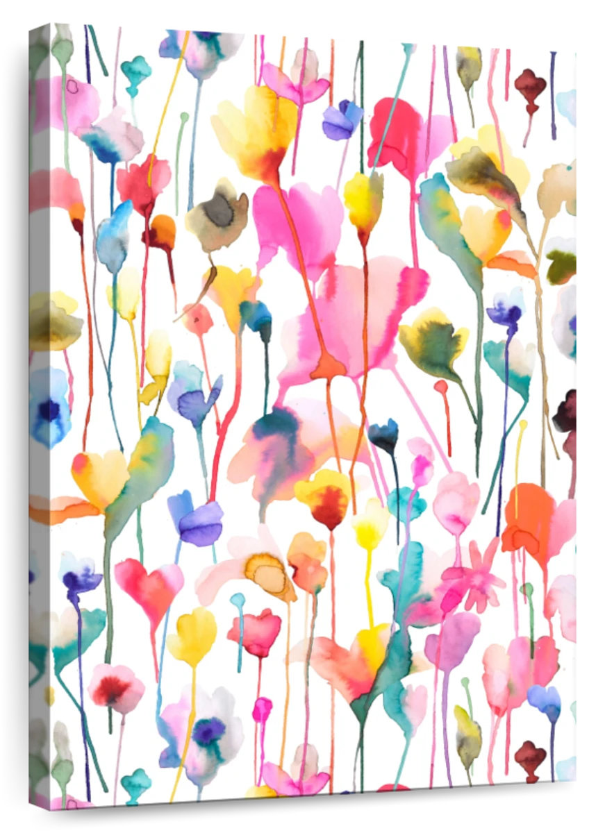 Lark Manor™ Harnek Wild Summer Rustic Flowers Colourful | Wayfair