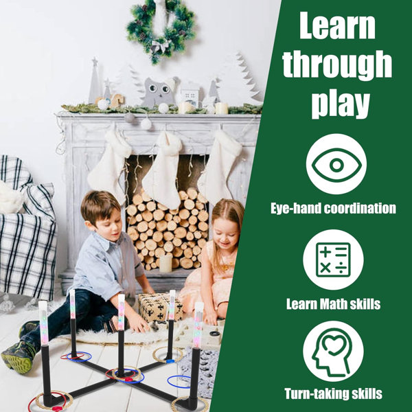 Kulamoon Ring Toss Games For Adults And Kids, Outdoor Indoor Games With ...