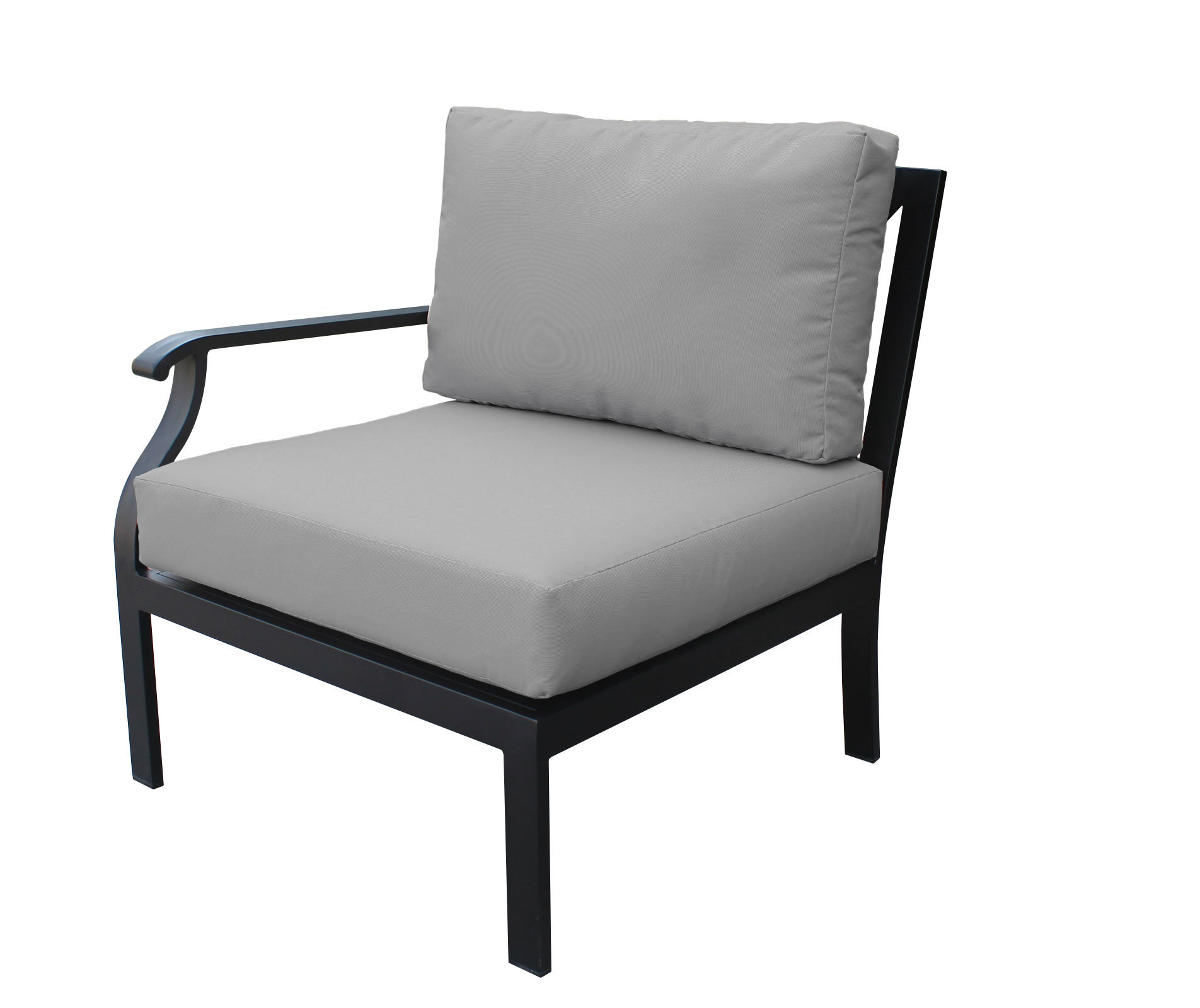 kathy ireland Homes & Gardens by TK Classics Madison Metal Right Hand ...