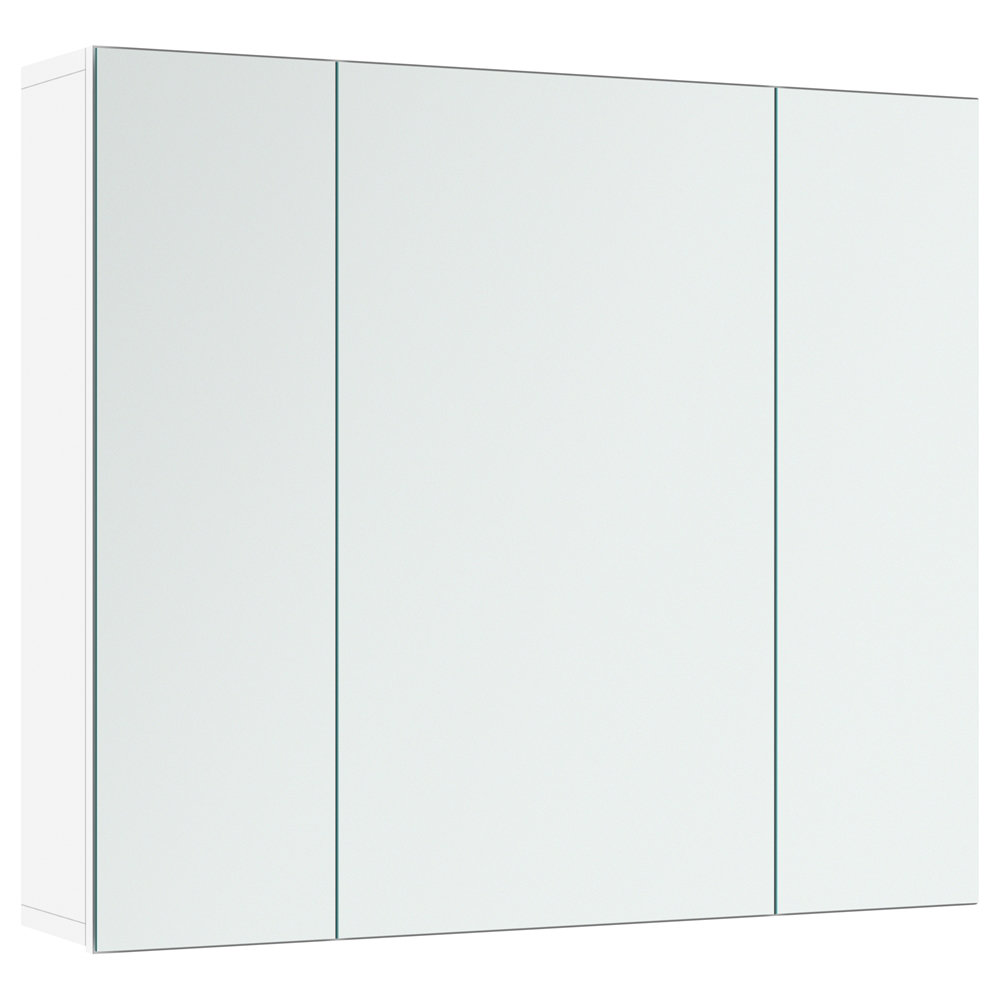 Ebern Designs Frameless Mirror Cabinet Wall-Mounted Storage Cabinet ...