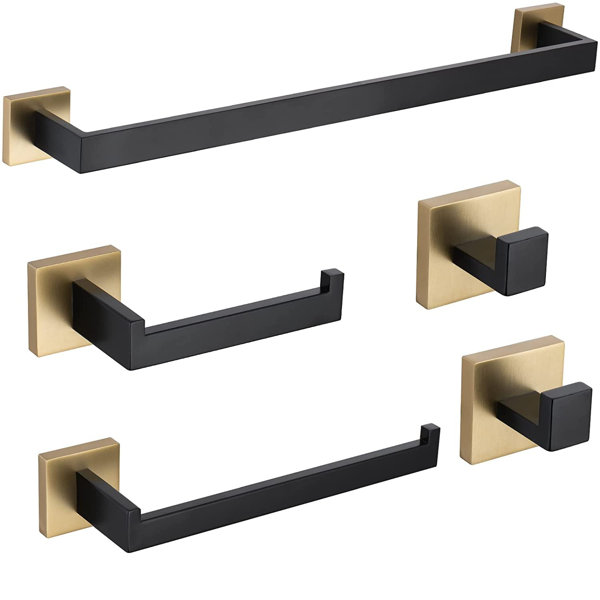 Gold Bathroom Hardware Sets You'll Love | Wayfair