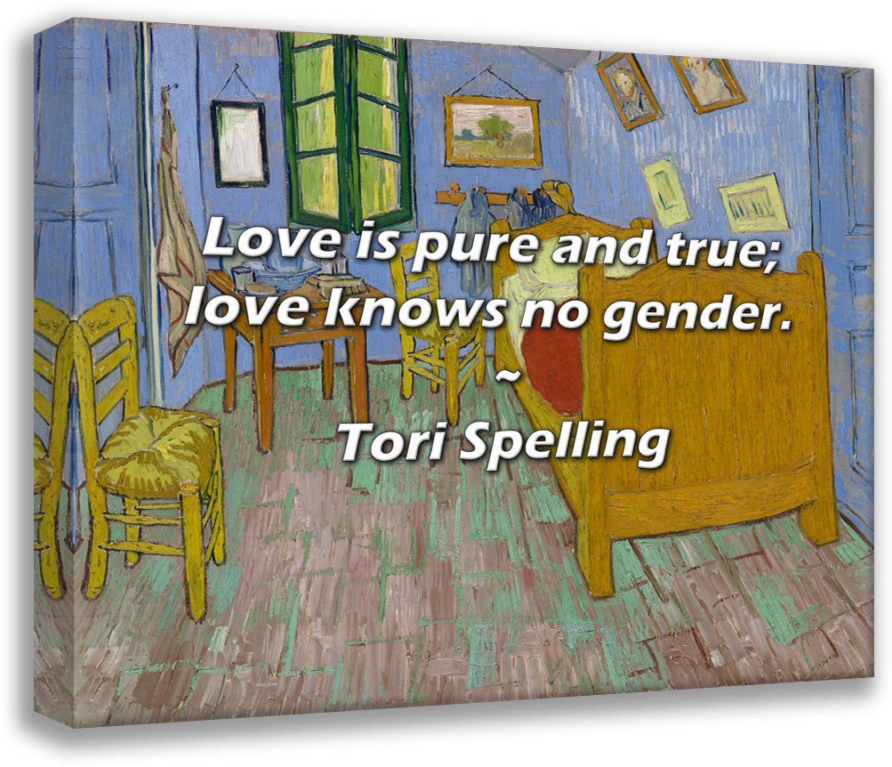 Astoria Grand Artsy Quote "Love is pure and true; love knows no gender ...