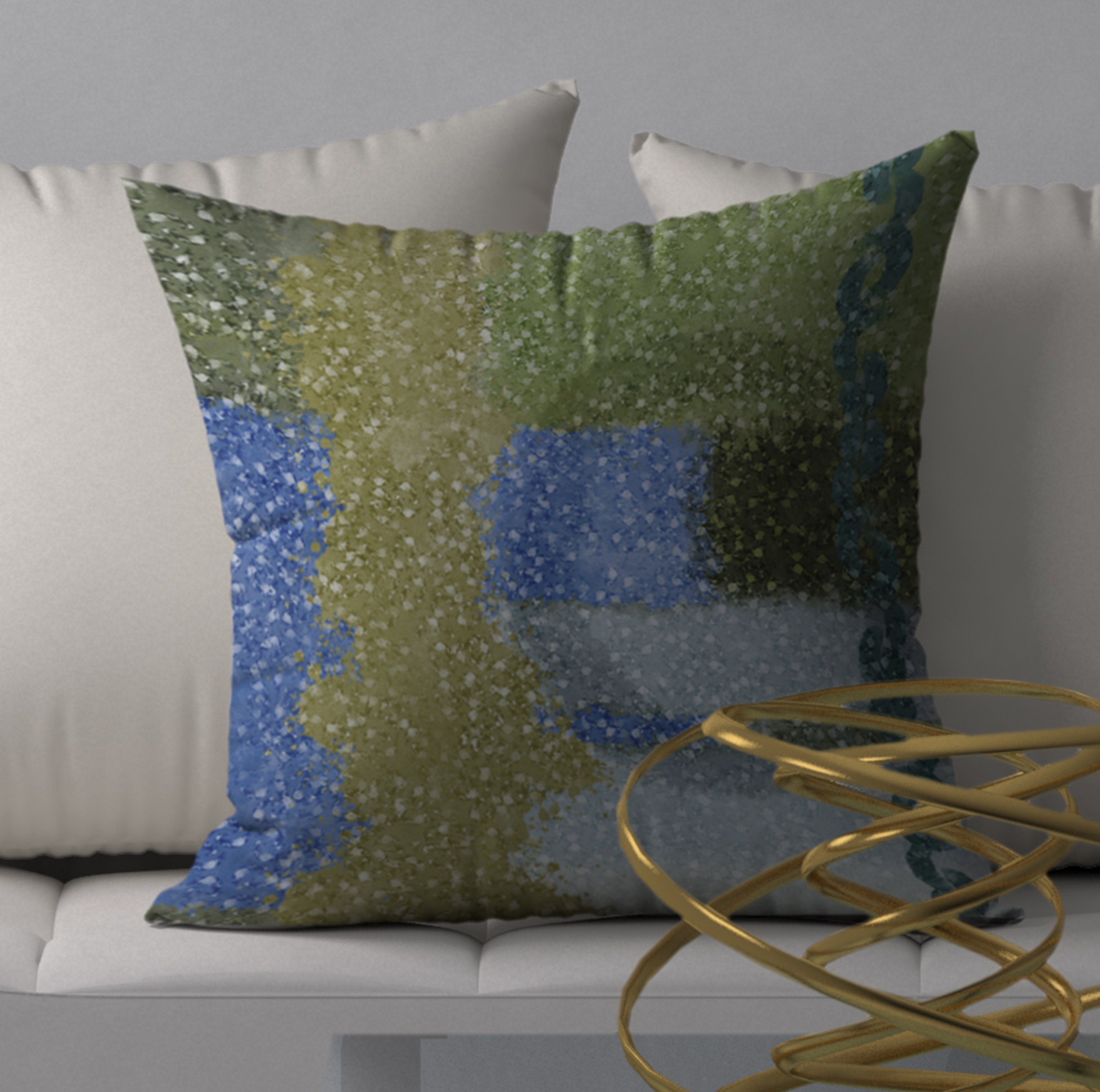 LeRoi Products Slick Singular Square Pillow Cover & Insert | Wayfair