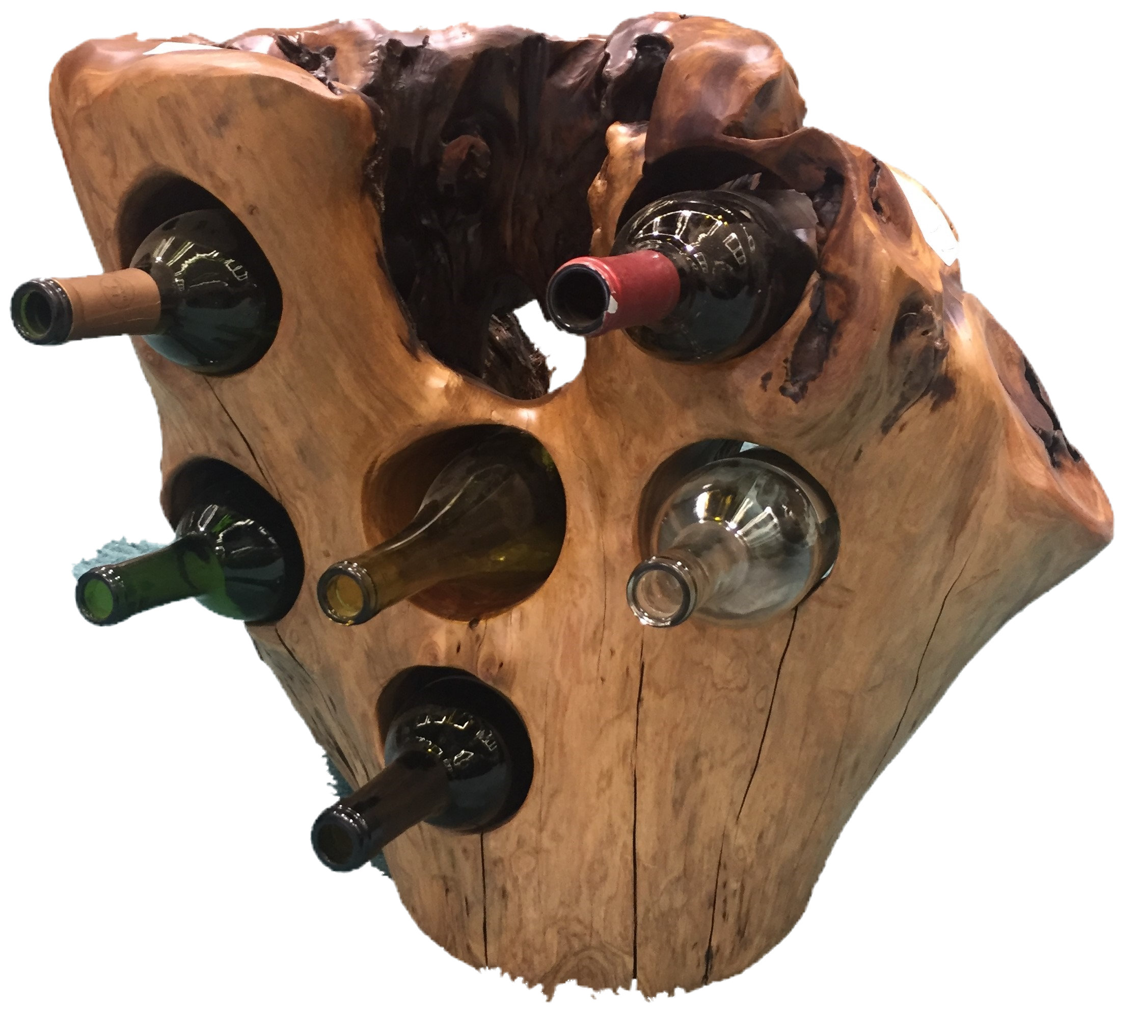 Loon Peak Root Wood Wine Bottle Stumps (6 Bottle) - Wayfair Canada