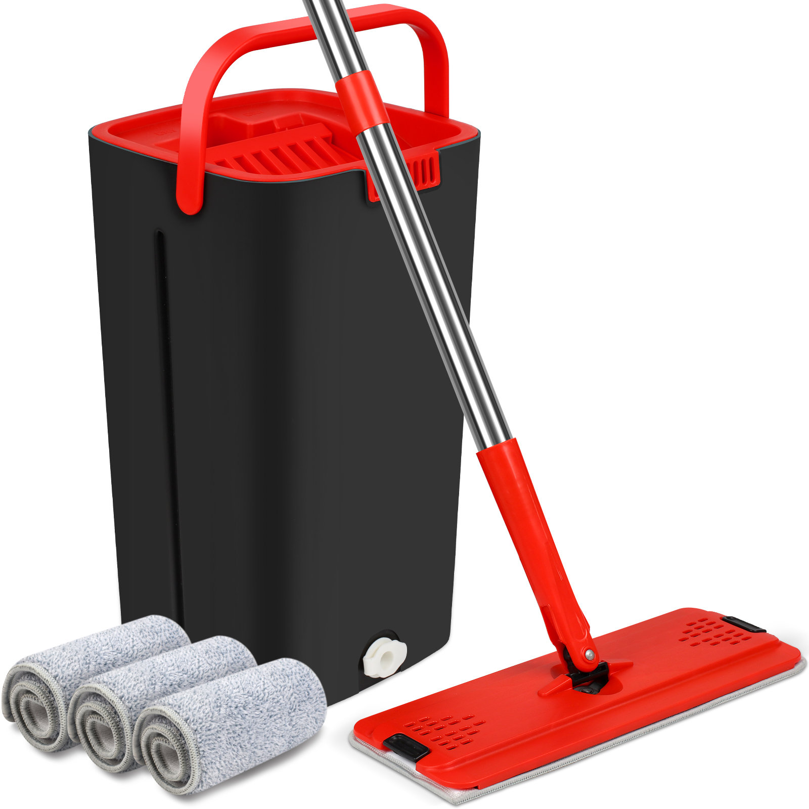 Coofel Flat Mop Bucket Set - Wayfair Canada