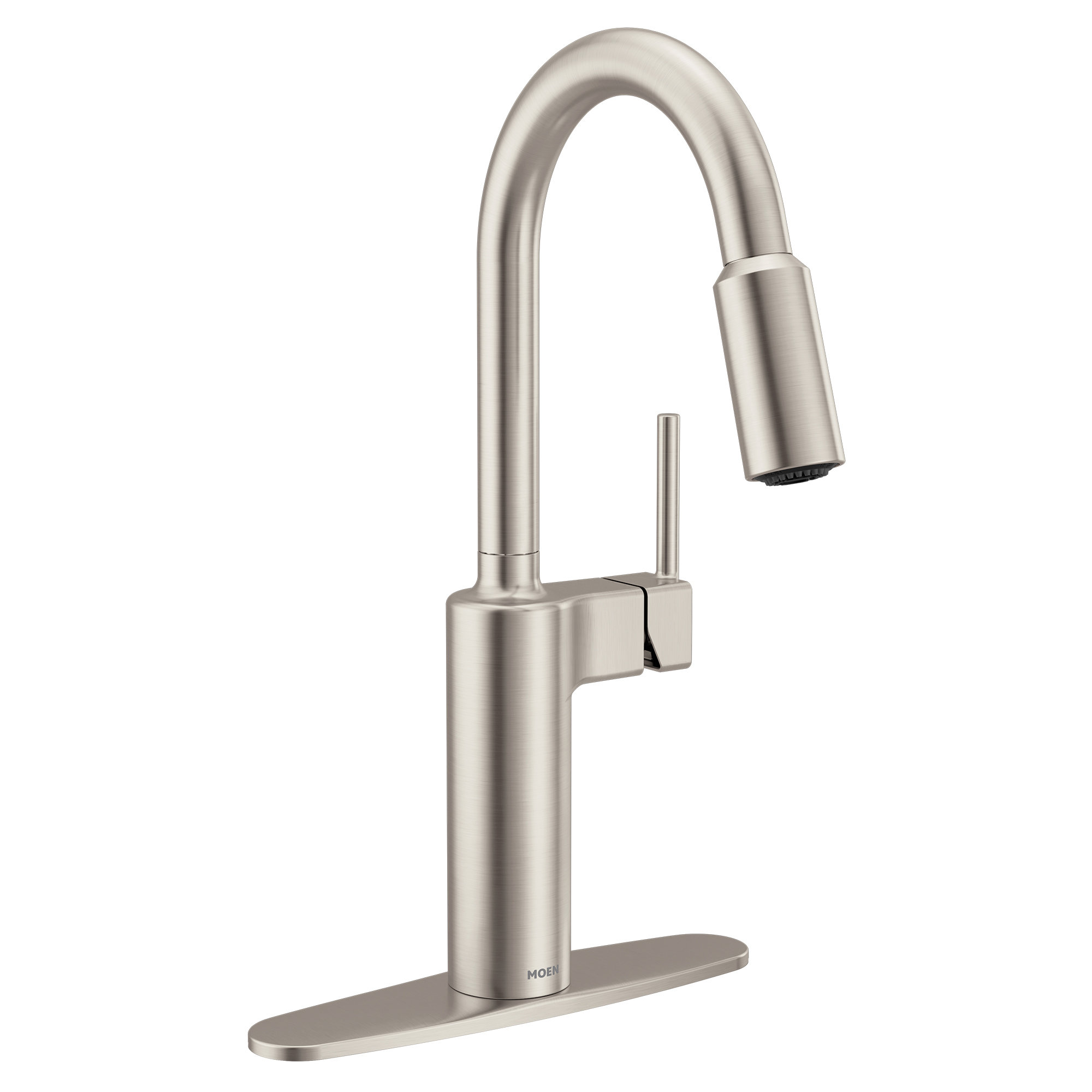 Moen Inara One-handle High Arc Pulldown Kitchen Faucet with Power Boost ...