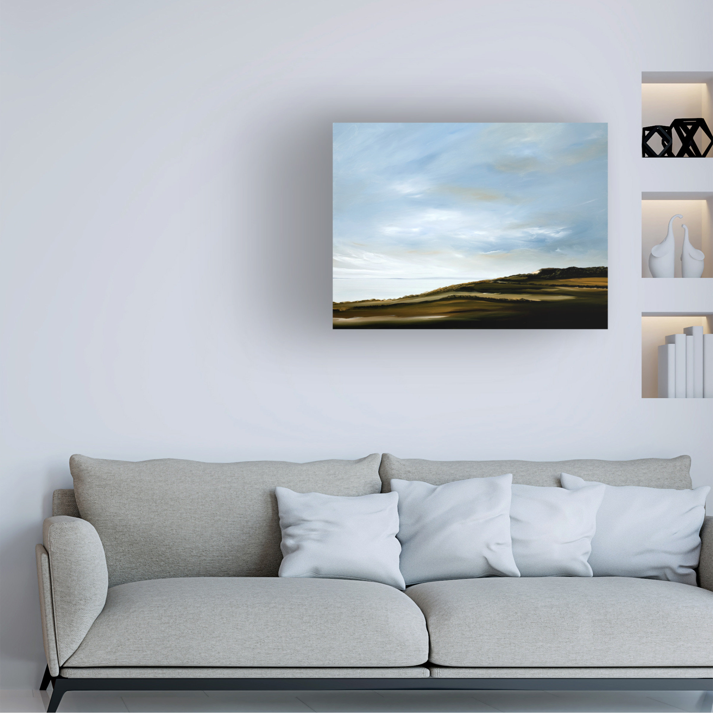 Red Barrel Studio® Rick Fleury 'Meditation' Canvas Art | Wayfair