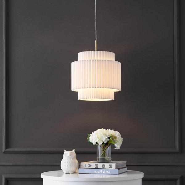 Mercer41 Wilhide 1 - Light Shaded Drum Pendant | Wayfair