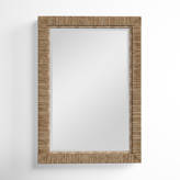 Birch Lane™ Hereen Rattan Rectangle Mirror & Reviews | Wayfair