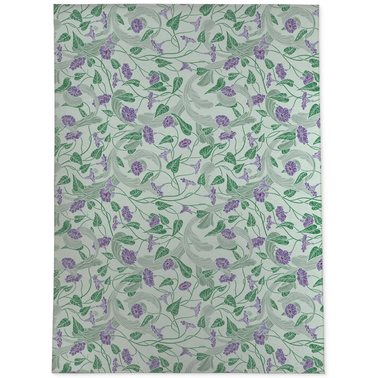 Red Barrel Studio® Lamartine Green/Purple/Gray Area Rug | Wayfair