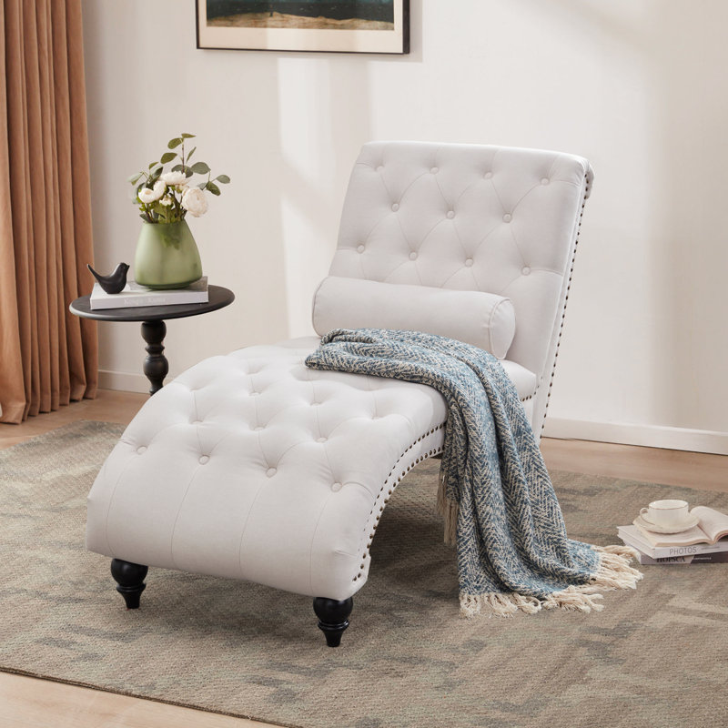 Lark Manor™ Ameerat Tufted Armless Chaise Lounge & Reviews | Wayfair