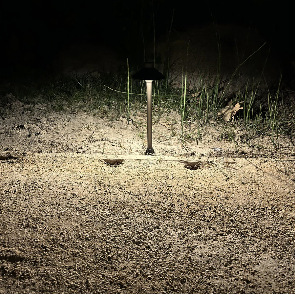 Cardon Lighting Low Voltage LED Outdoor Cast Brass Natural Bronze Path ...