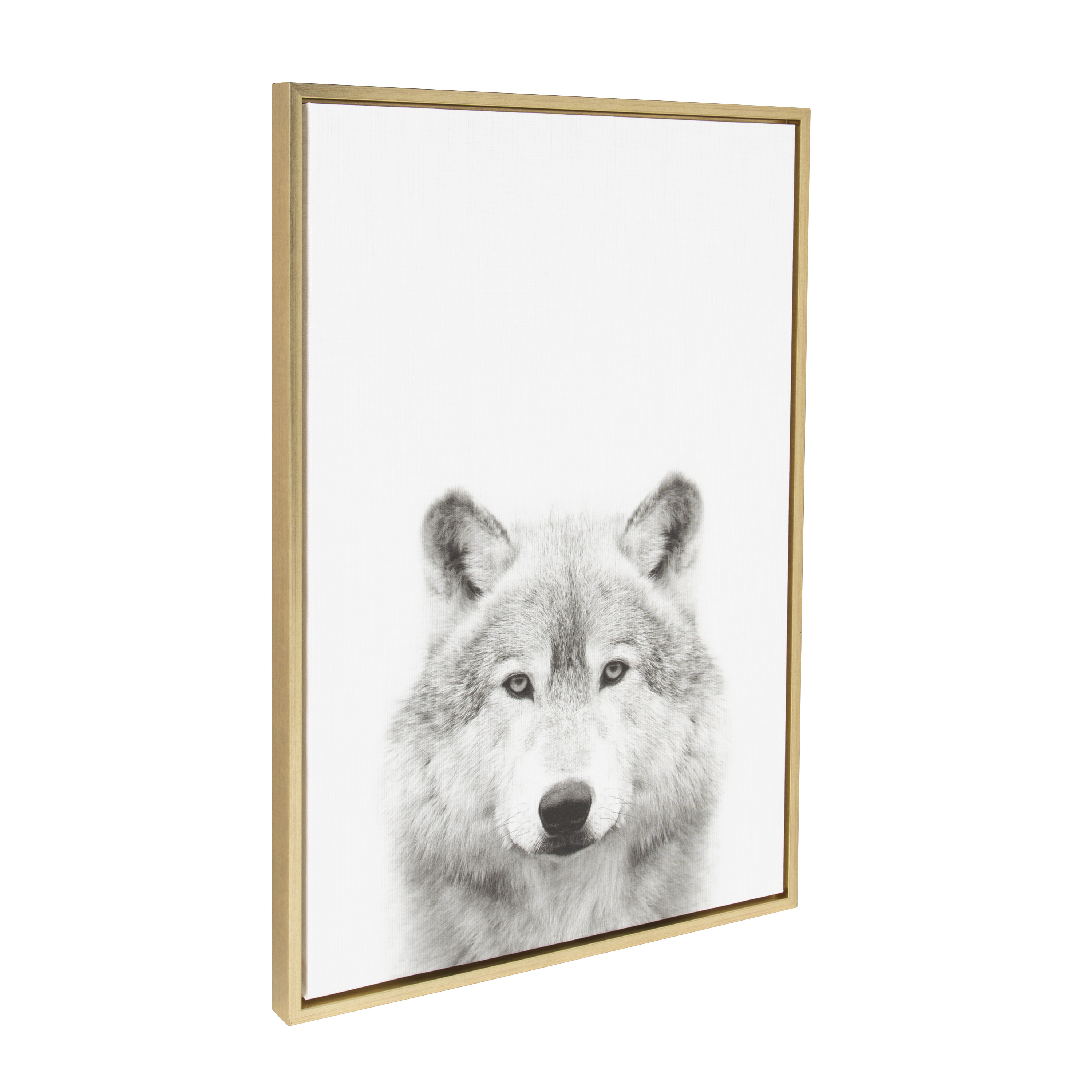 AllModern Philosopher Wolf Animal Print Portrait by Simon Te Tai ...