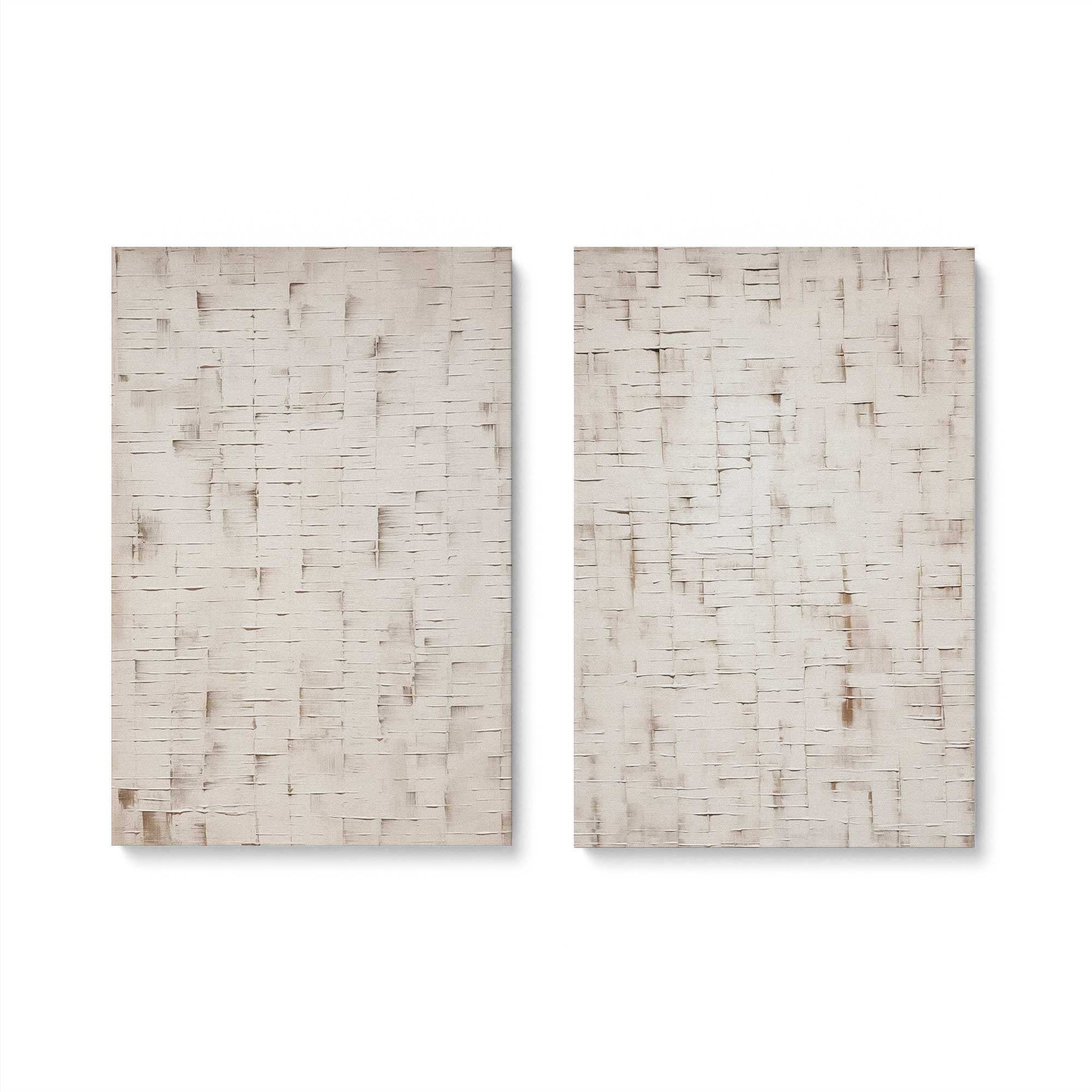 Wrought Studio™ Tranquil Layers Set of 2 Canvas Prints in a Frame & Reviews | Wayfair