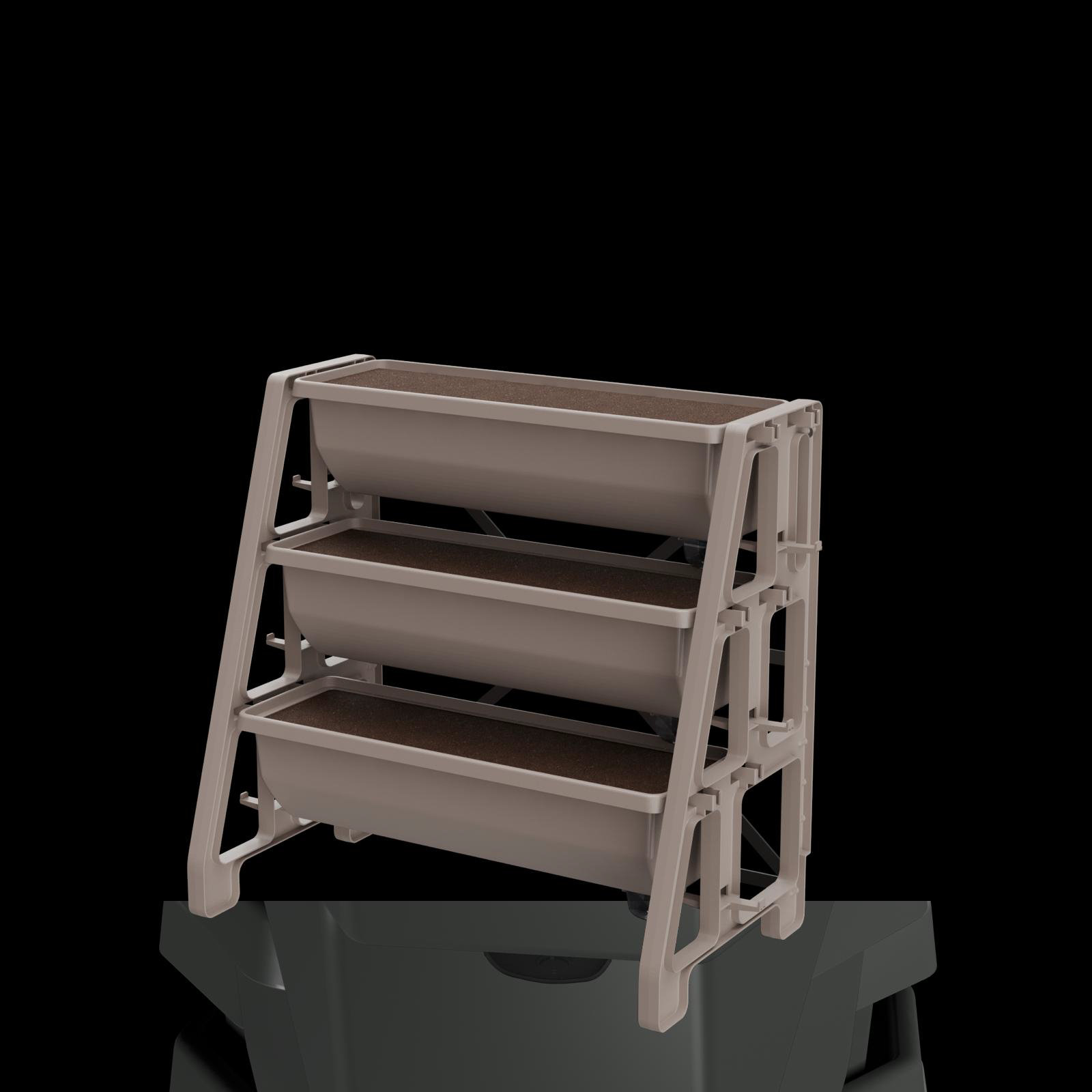 Latitude Run® VertiGrow Planter Set - 3 Tier Modular Planters | Wayfair