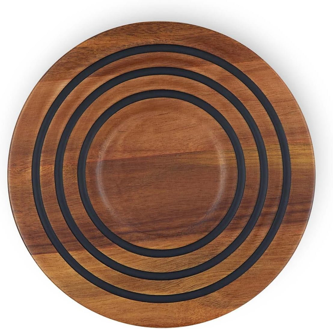 Fish hunter Wood Round 1 Piece Trivet | Wayfair