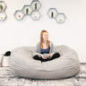Big Joe Giant Foam Filled Bean Bag Sofa with Soft Removeable Cover ...