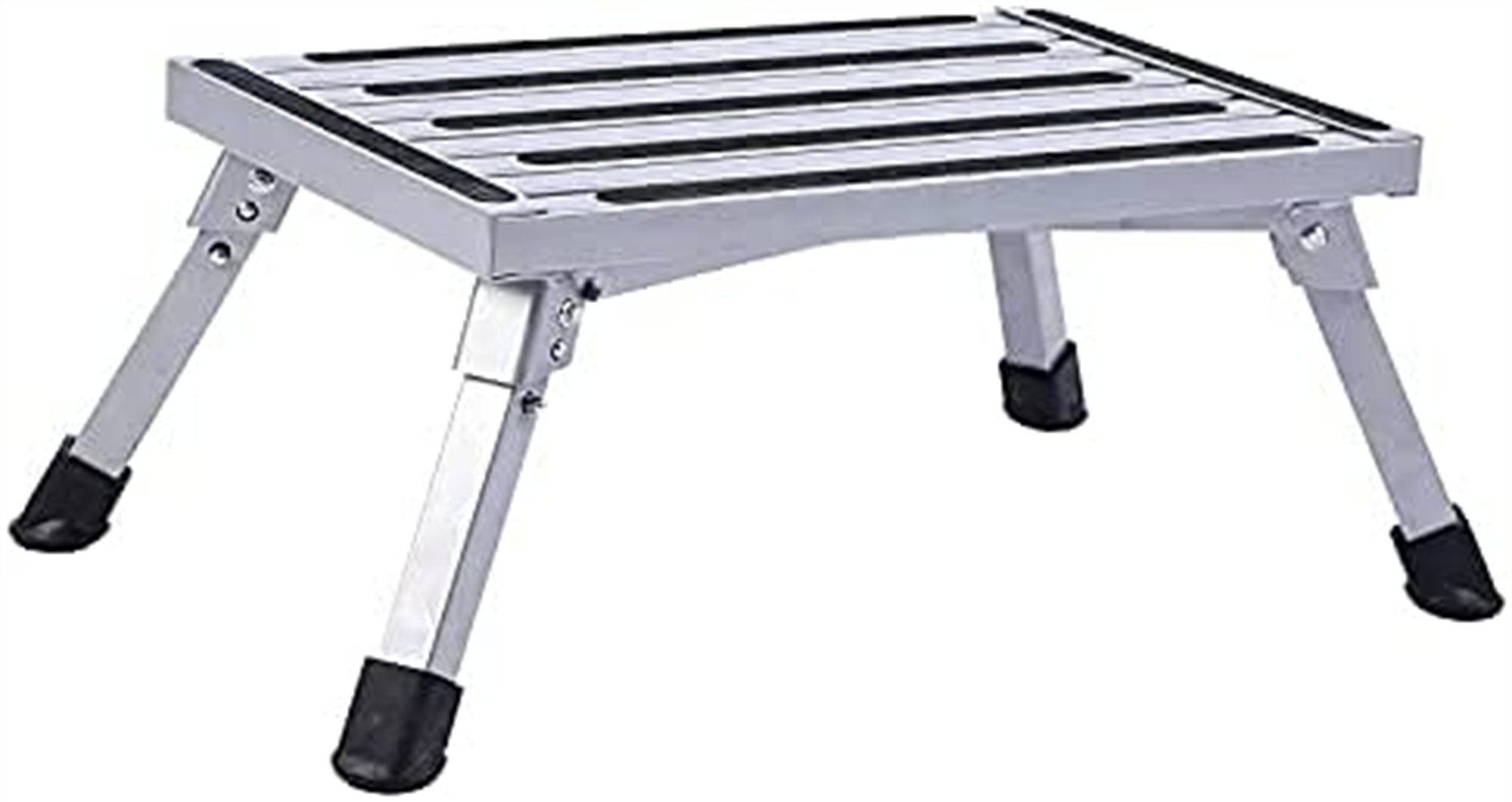 REDCAMP Folding Platform 1 Step Ladder, Folding RV Steps Stool With Non ...