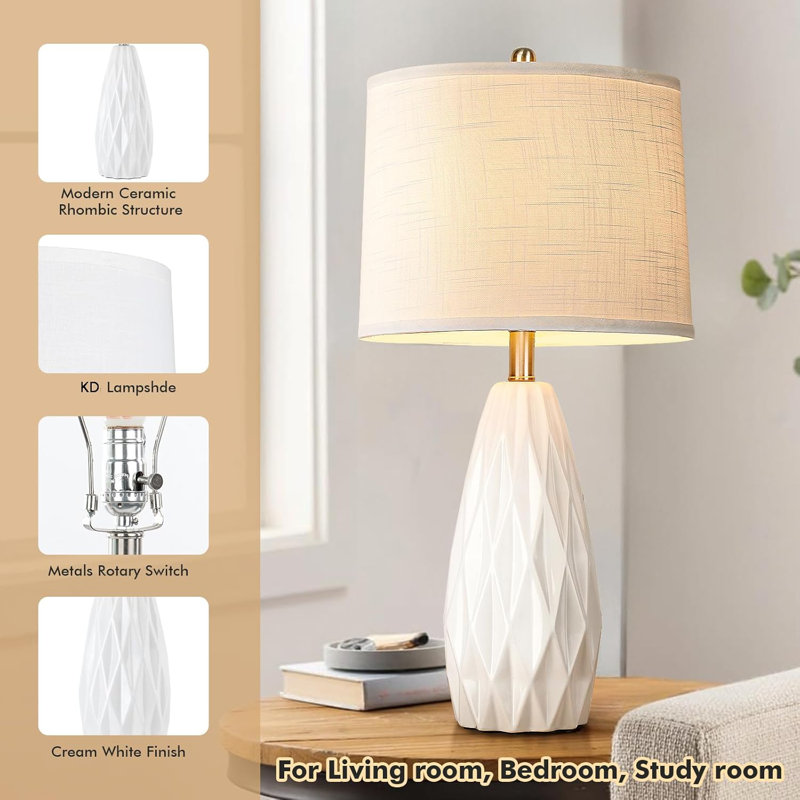 Mercer41 Geometric Lamp Table Lamps | Wayfair