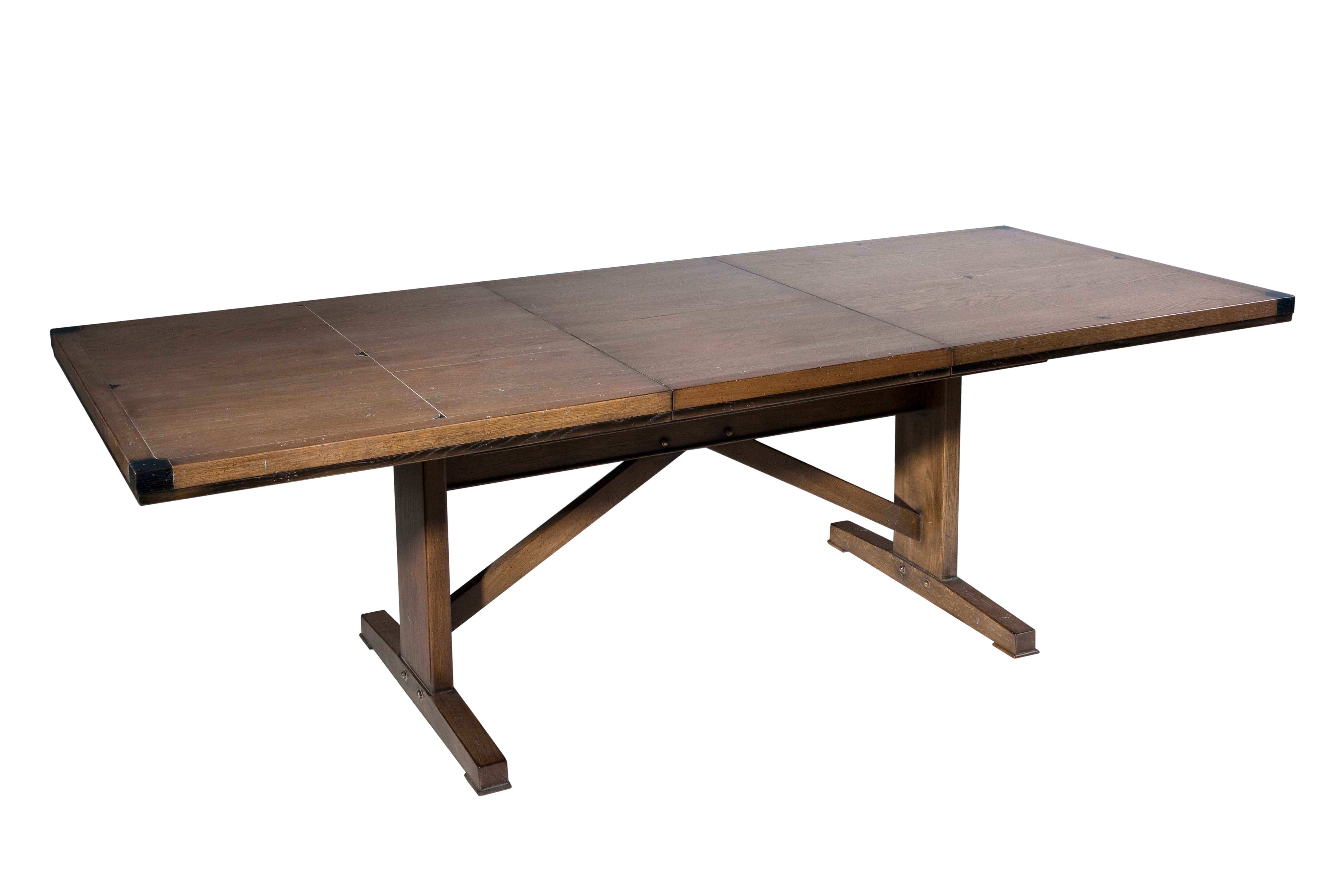 Michel Ferrand Extendable Solid Wood Base Dining Table | Wayfair