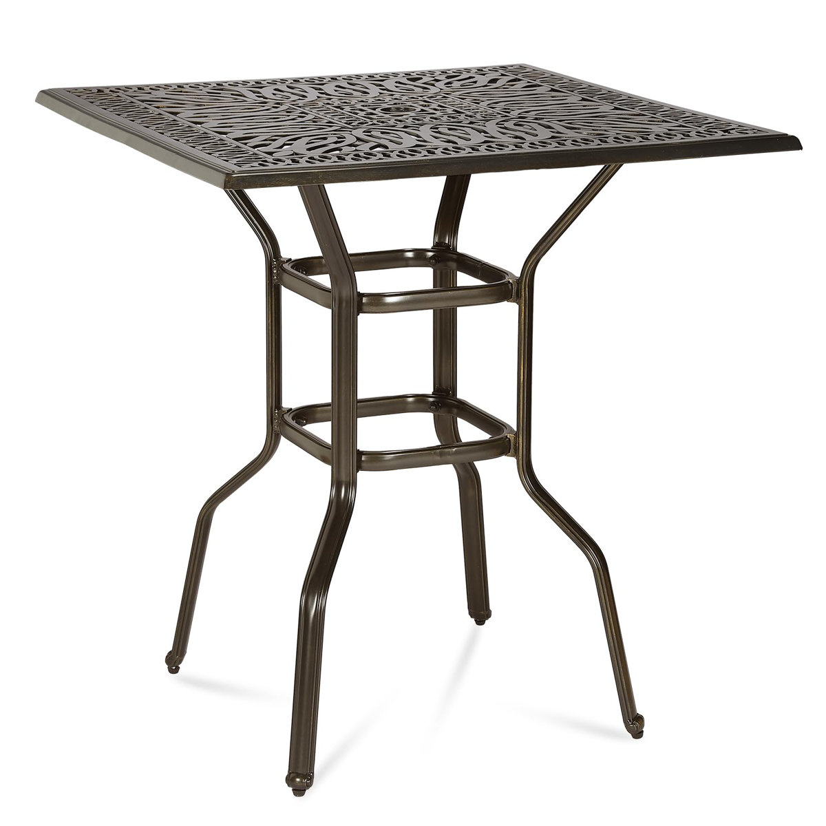Astoria Grand Patio Height Bar Table, 35.4" Bar Height Bistro Table ...