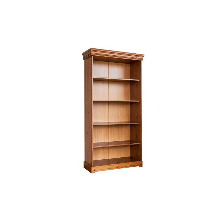 Rosalind Wheeler Ajaye 192cm H x 97.8cm W Solid Wood Standard Bookcase ...