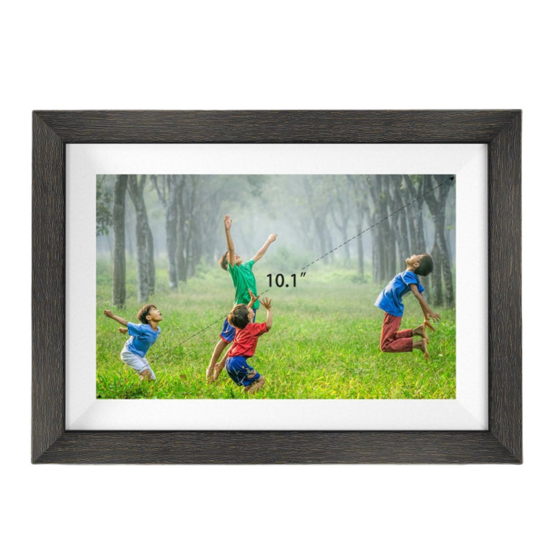 Hokku Designs Frameo 10.1" WiFi Digital Picture Frame - Auto Rotation ...