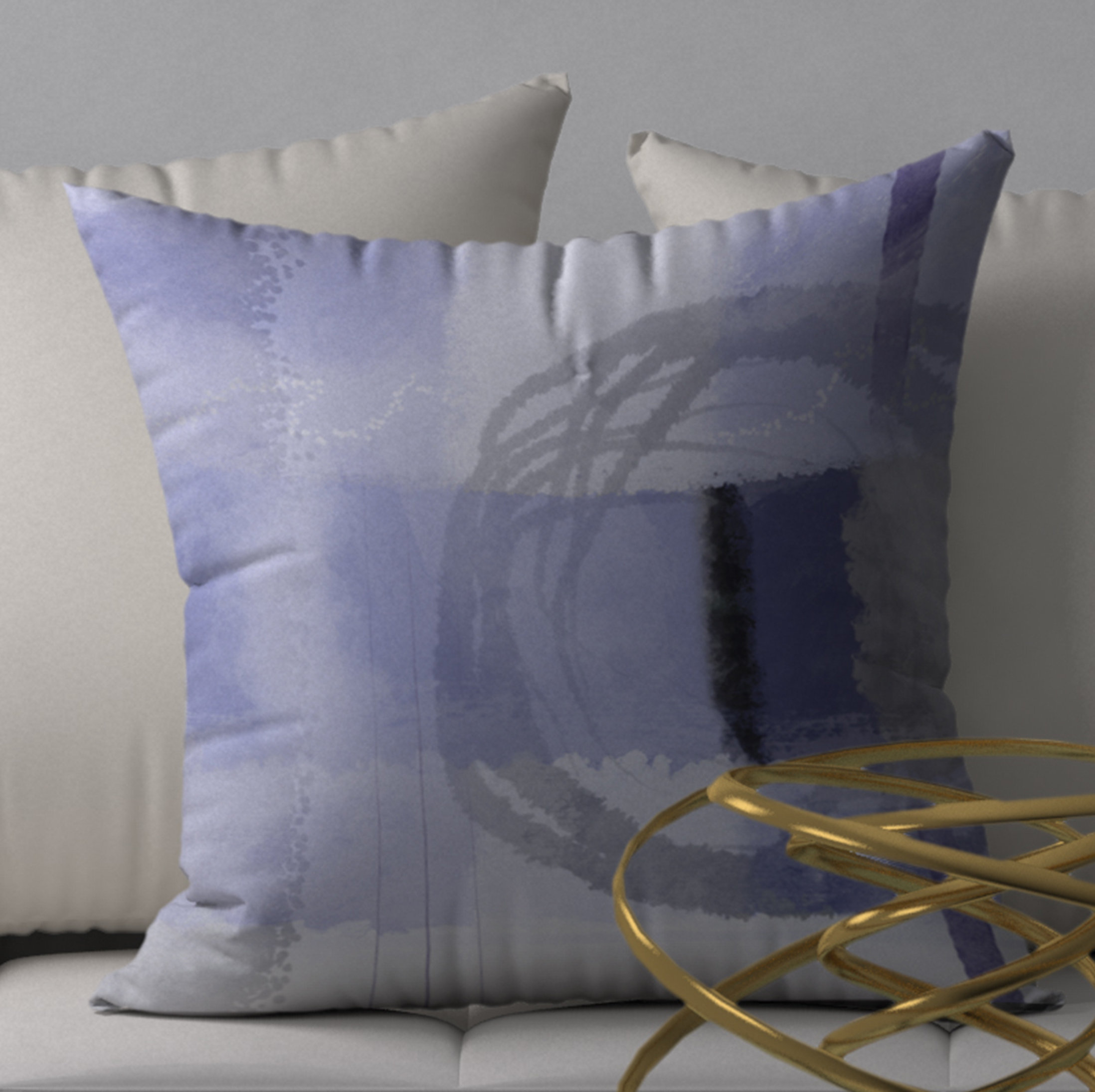 LeRoi Products Power Palate Decorative Square Pillow Cover & Insert ...