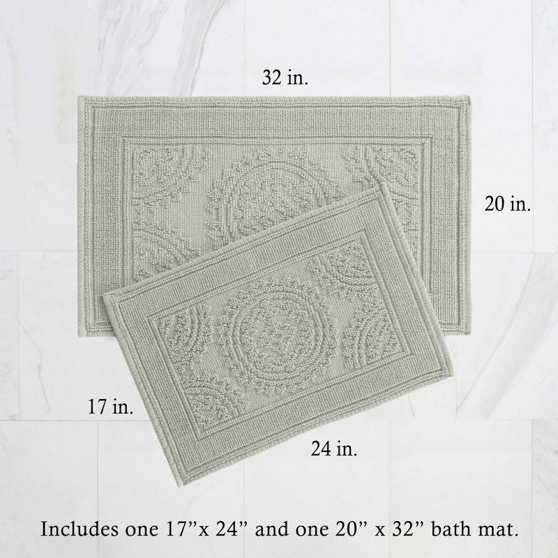 Ophelia & Co. Bosworth 2-Piece Bath Rug Set & Reviews | Wayfair