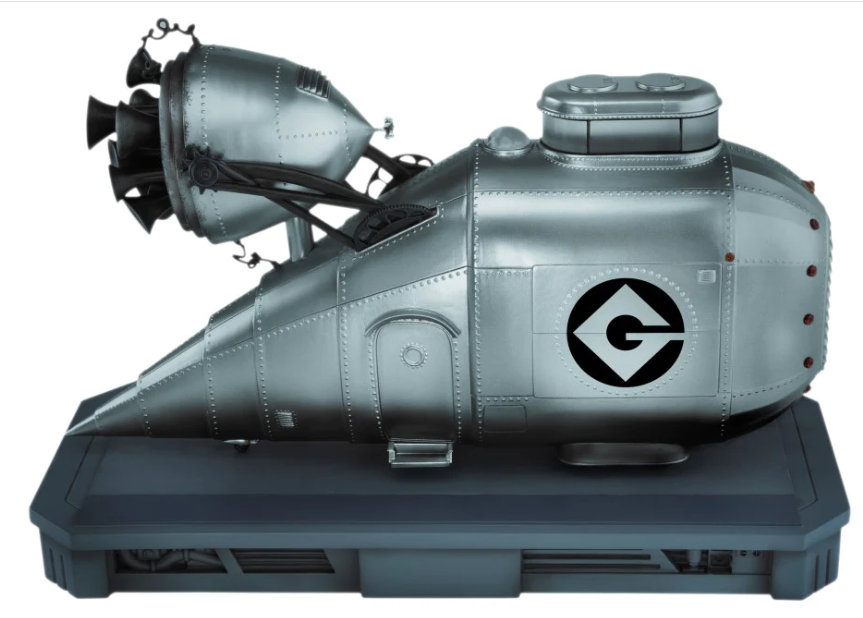 LM Treasures Despicable Me Master Craft Gru's Car Table Top Statue ...