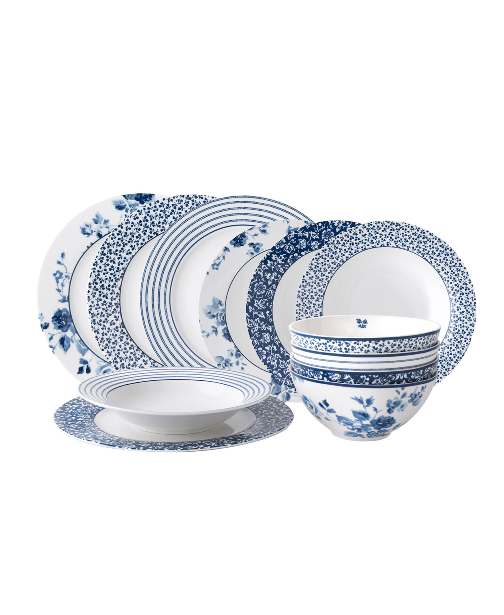Laura Ashley Giftbox 12 Piece Dinnerware Set Service for 4 & Reviews ...