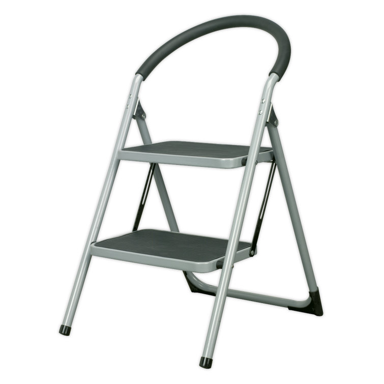 Symple Stuff 2-Tread Trade Step Stool 150Kg Capacity EN 14183 | Wayfair ...