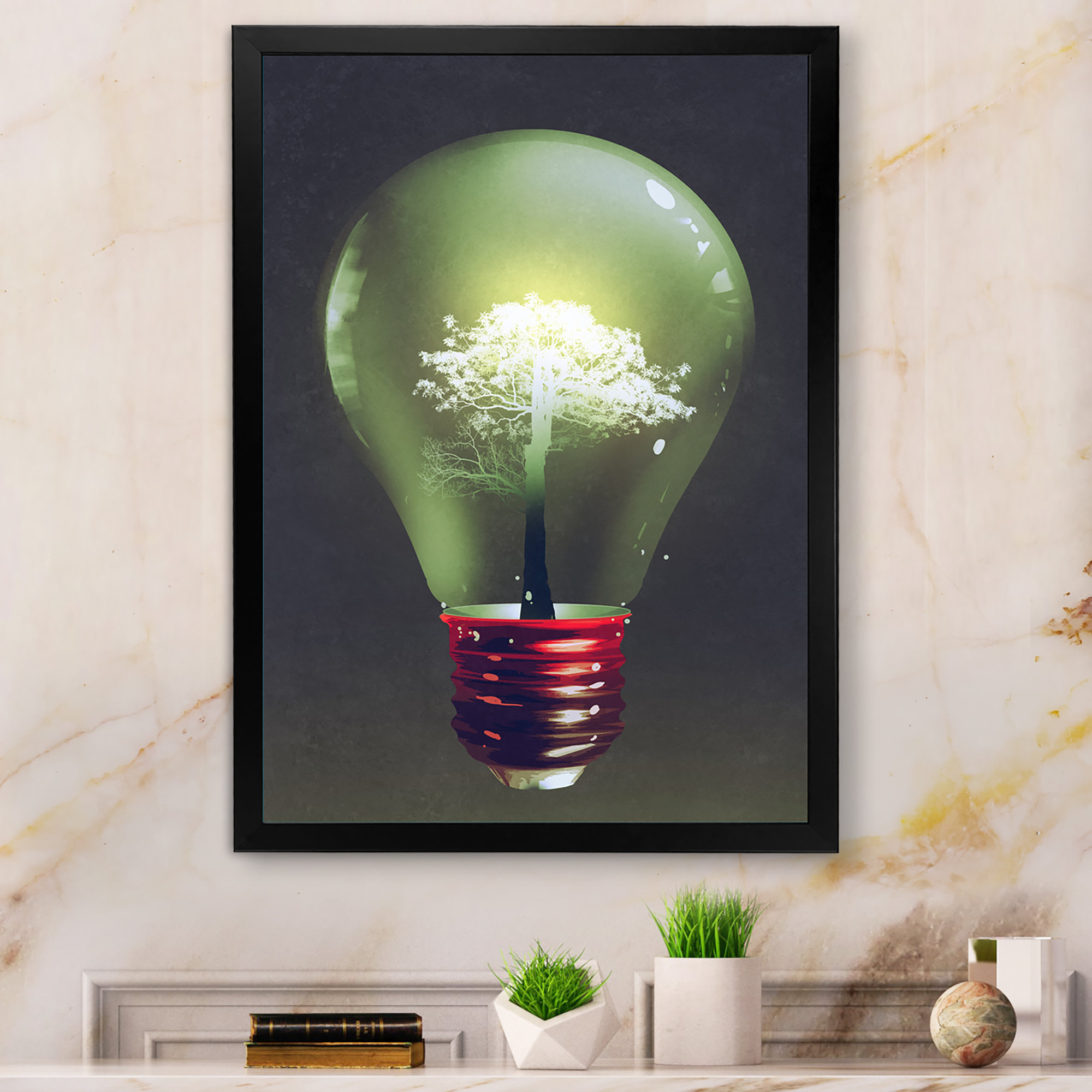 Trinx Video Game Light Bulb Fusion II - Modern & Contemporary Canvas ...