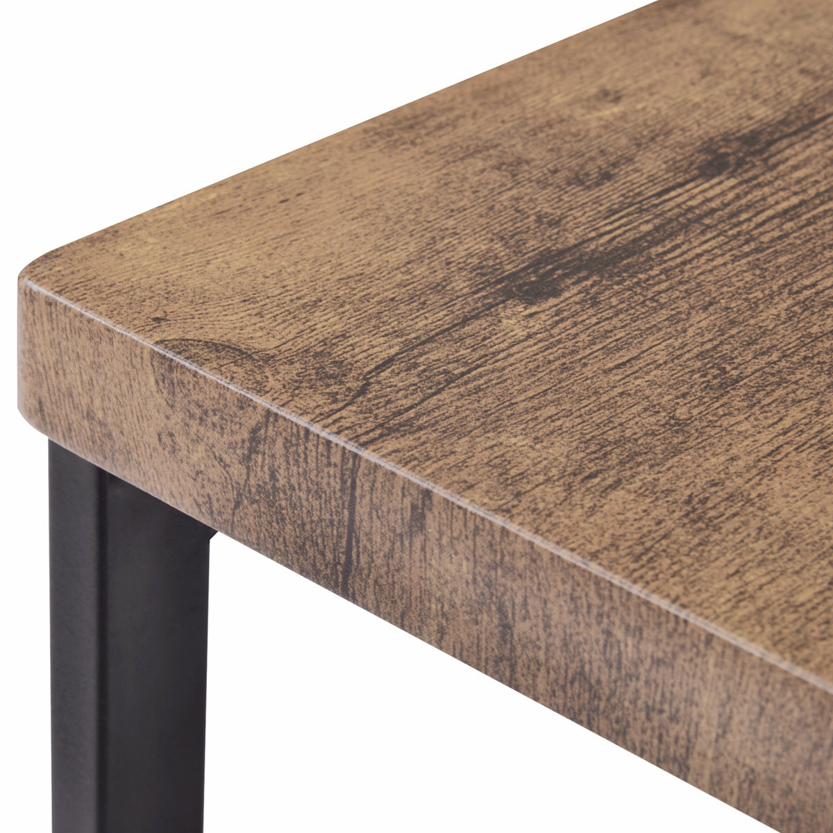 17 Stories Counter Height Extra Long Dining Table Set with 3 Stools ...