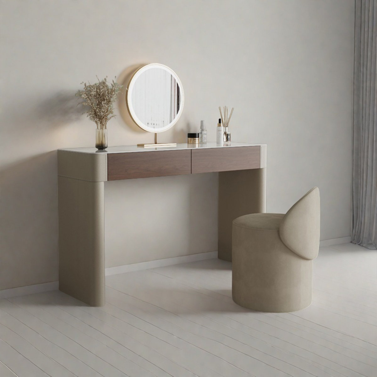 Orren Ellis 39.37"Modern Minimalist Vanity Table | Wayfair