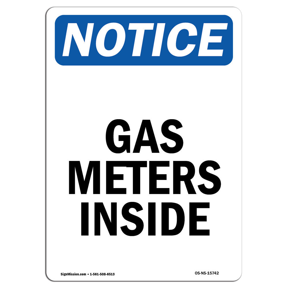 SignMission Gas Meters Inside Sign | Wayfair