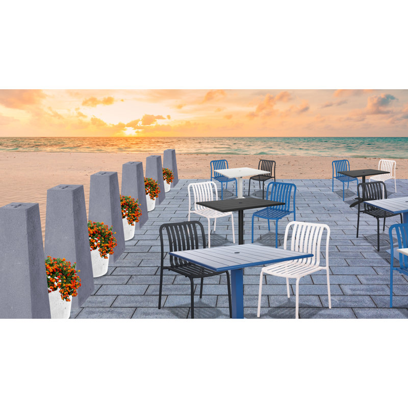 BFM Seating Beachcomber Square 32" L x 32" W Table | Wayfair