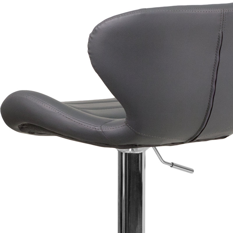 Orren Ellis Oakgrove Swivel Adjustable Height Bar Stool & Reviews | Wayfair