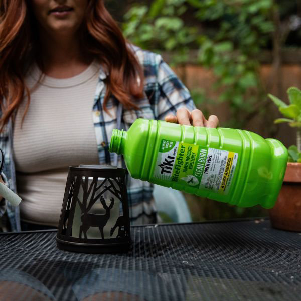 TIKI Brand TIKI® Brand 6.75 Inch Woodsy Table Torch Metal Brown ...