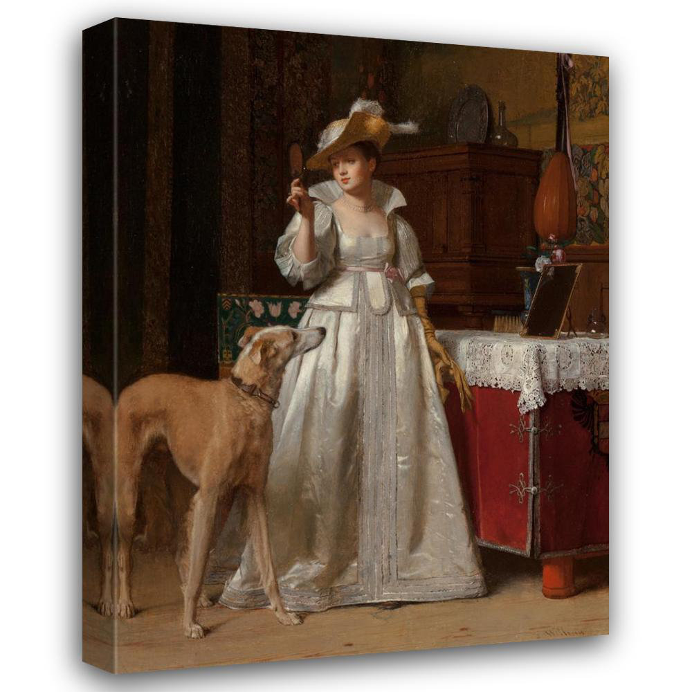 Alcott Hill® "One Last Look" by Florent Willems - Gallery Wrap Canvas ...